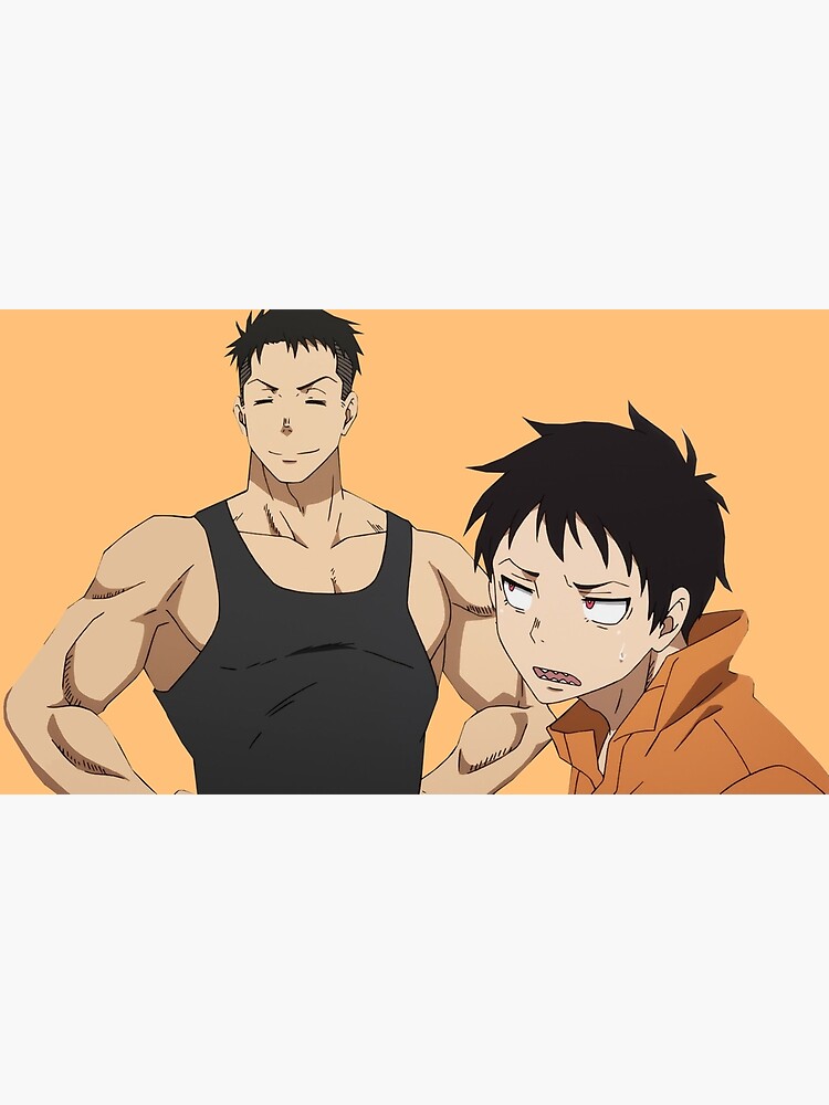 "Obi Akitaru and Shinra Kusakabe (Fire Force)" Art Print for Sale by ...