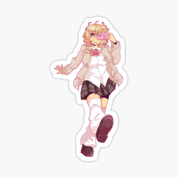 "Gyaru Girl Kaoru" Sticker for Sale by UFObkun | Redbubble