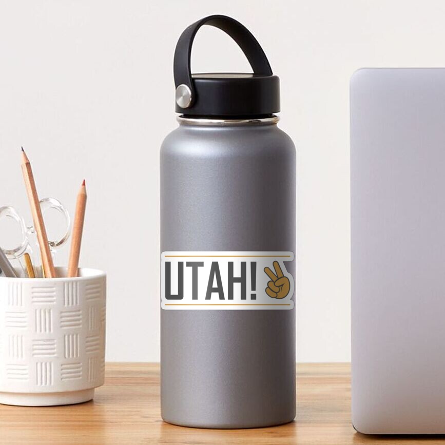 "UTAH-Make it Two" Sticker for Sale by jamiechall | Redbubble