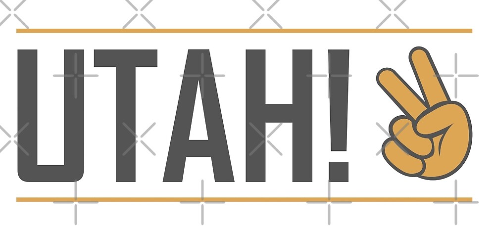 "UTAH-Make it Two" by jamiechall | Redbubble