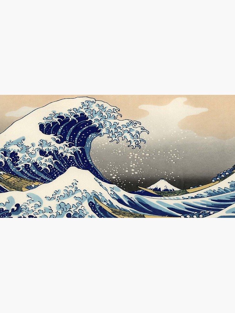 "Aesthetic Great Wave Off Kanagawa Retro Vaporwave" Sticker for Sale by ...