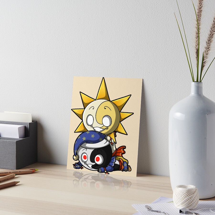 "fnaf sundrop and moondrop chibi" Art Board Print for Sale by ...