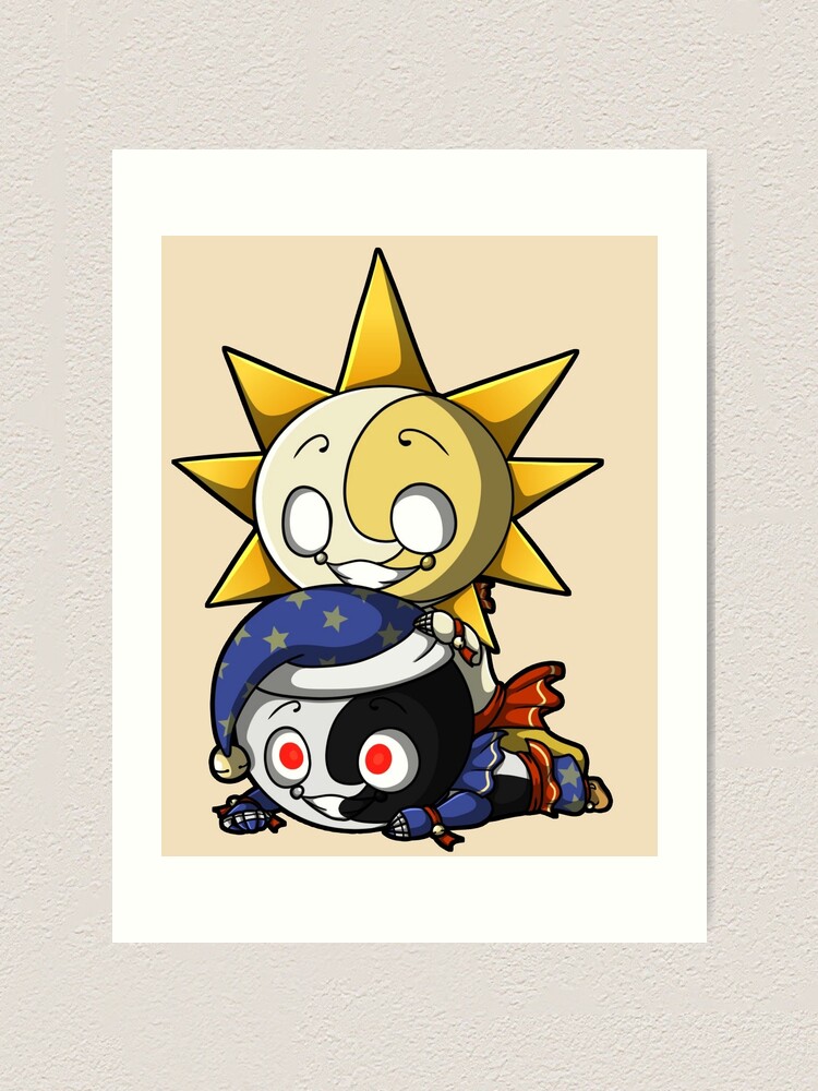"fnaf sundrop and moondrop chibi" Art Print for Sale by vinike2200 ...