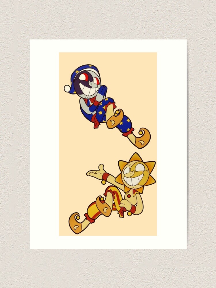 "fnaf sundrop and moondrop chibi" Art Print for Sale by vinike2200 ...