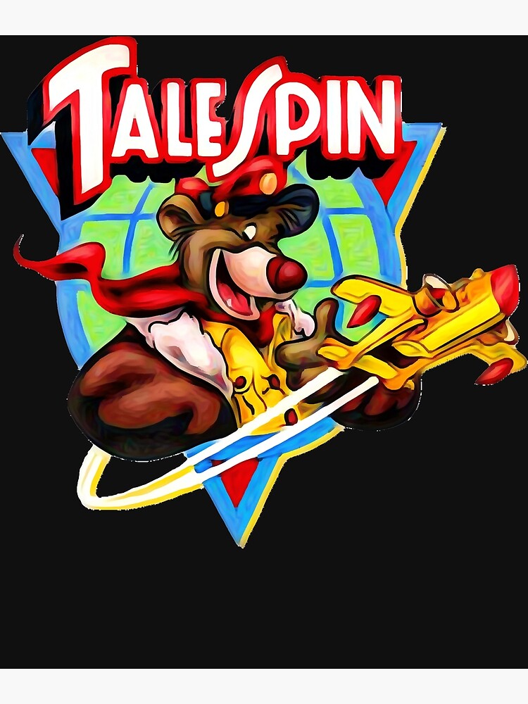 "Talespin, baloo logo plane" Poster for Sale by Allison254 | Redbubble