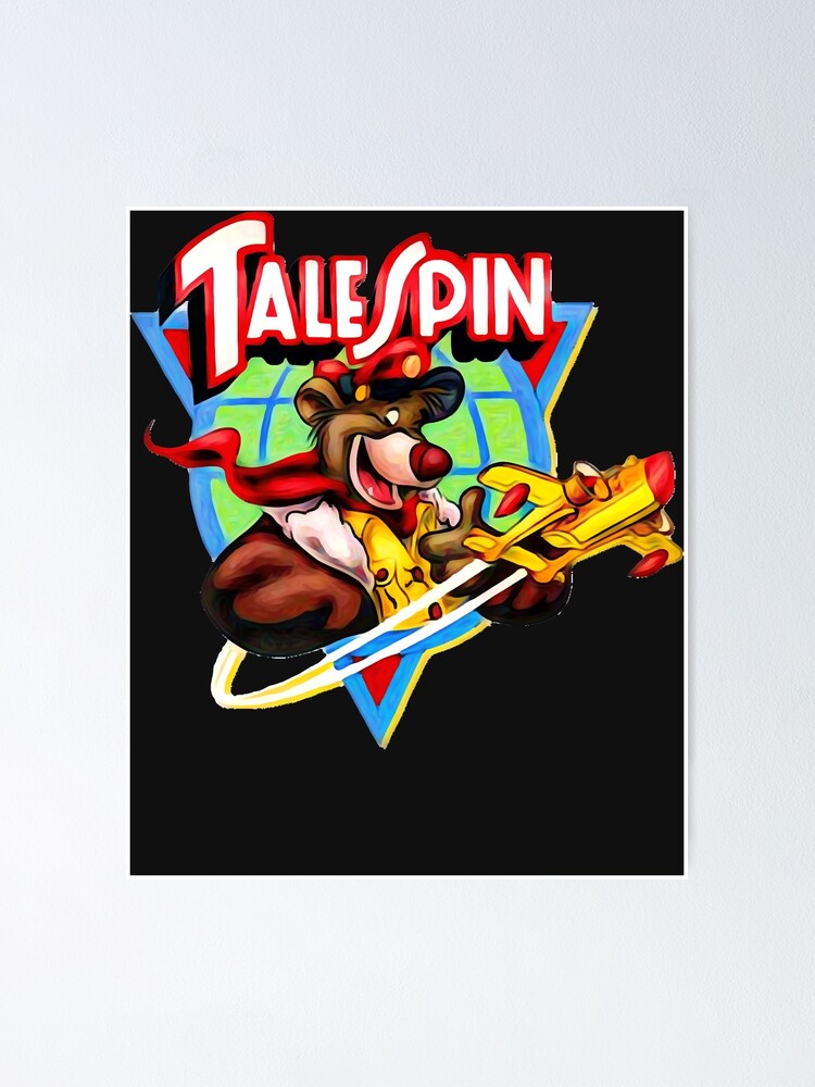 "Talespin, baloo logo plane" Poster for Sale by Allison254 | Redbubble