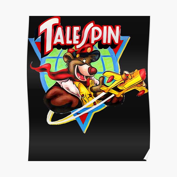 "Talespin, baloo logo plane" Poster for Sale by Allison254 | Redbubble