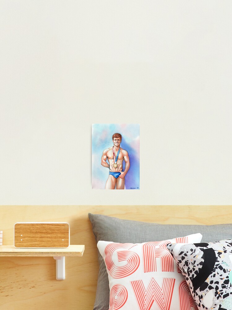 "Tom Daley. Watercolor painting" Photographic Print for Sale by ...
