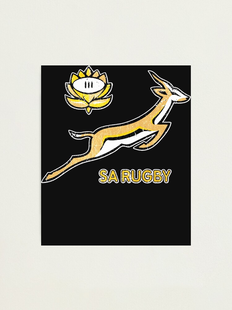 "Sa rugby vintage springbok logo" Photographic Print for Sale by ...