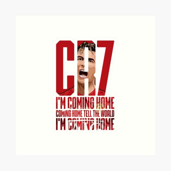 "Ronaldo CR7 Merch and Apparel - " Art Print for Sale by ProFootball ...