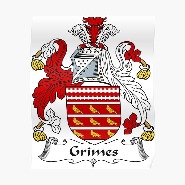 "Grimes" Poster for Sale by HaroldHeraldry | Redbubble
