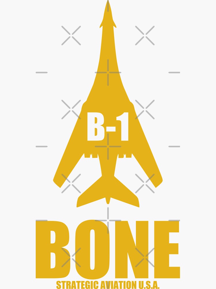 "B-1 Lancer" Sticker for Sale by TGStudios | Redbubble