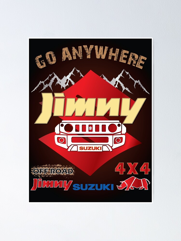 "Suzuki Jimny Logo" Poster for Sale by MOON--STONE | Redbubble