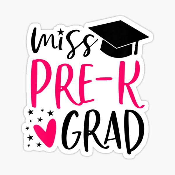 "Kids Pre-K Graduation Shirt for Girl 2019 PreK Miss Pre-K Grad ...