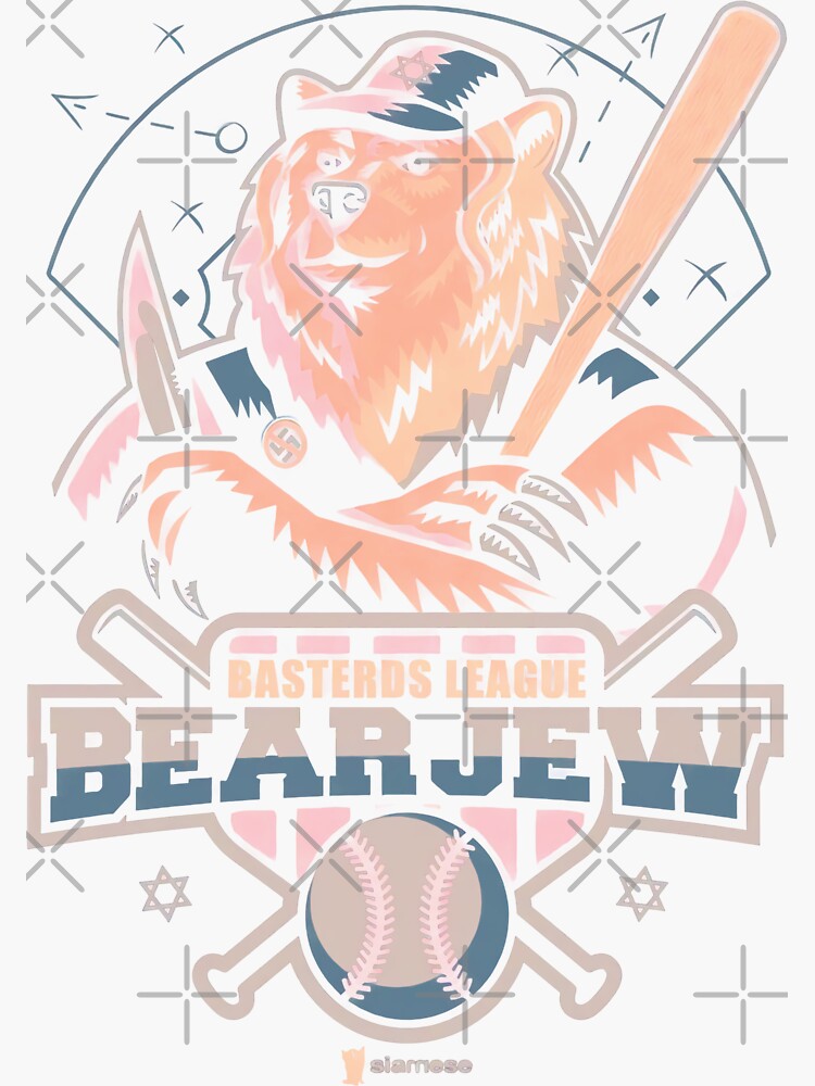 "The Bear Jew" Sticker for Sale by peralespinop | Redbubble