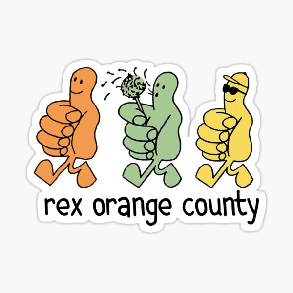 Sticker « rex orange county - Rex Orange County Tournesol - Rex Orange ...
