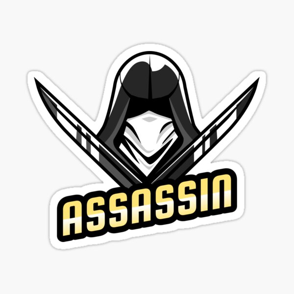 "Assassin -Cool" Sticker for Sale by Nana-Digital | Redbubble