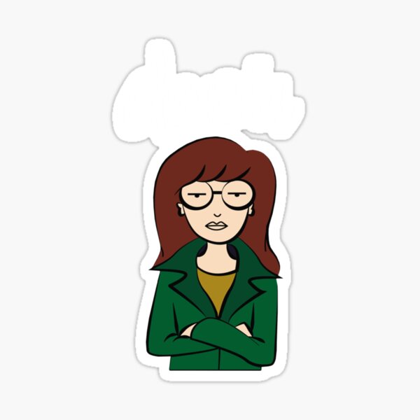 "Daria " Sticker for Sale by DarrianMyDe | Redbubble