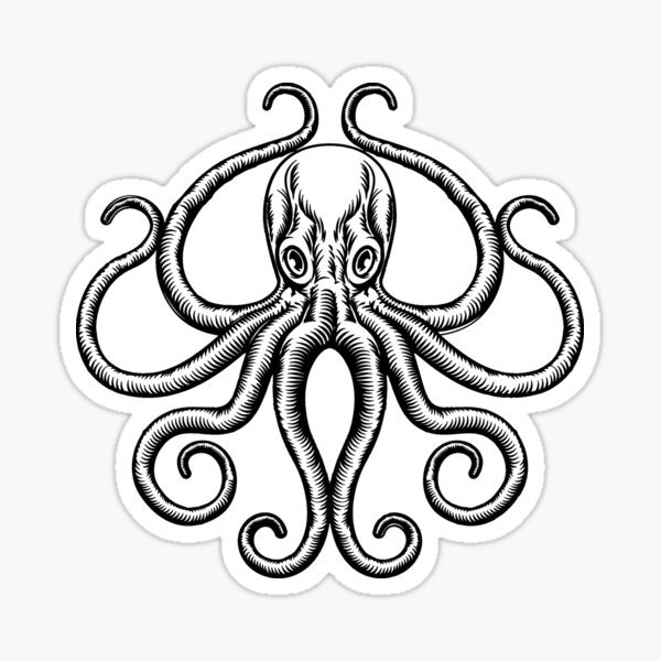 "OCTO" Sticker for Sale by Corpsecutter | Redbubble