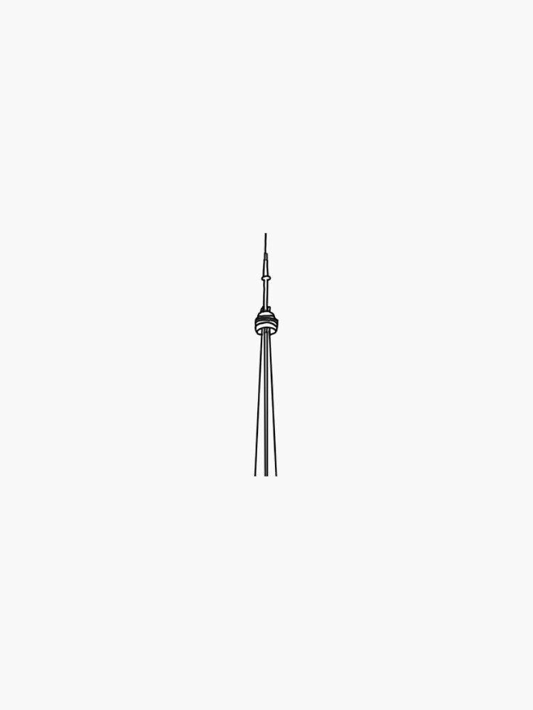 "Cn tower" Sticker for Sale by canadiangeese | Redbubble