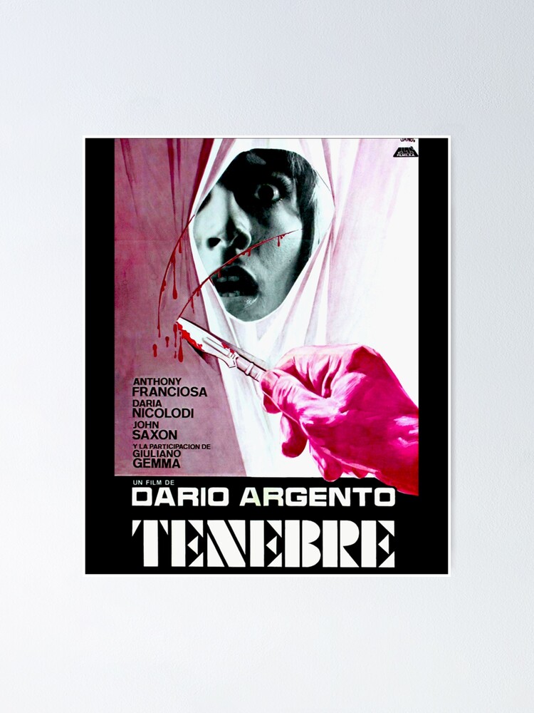 "Tenebre (1982) Dario Argento " Poster for Sale by DarrianMyDe | Redbubble