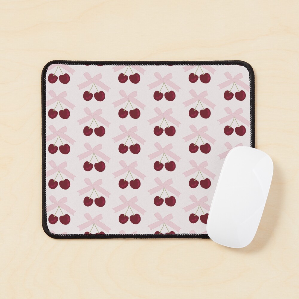 "cherries knot ribbon aesthetic dollette coquette pink red" Sticker by ...