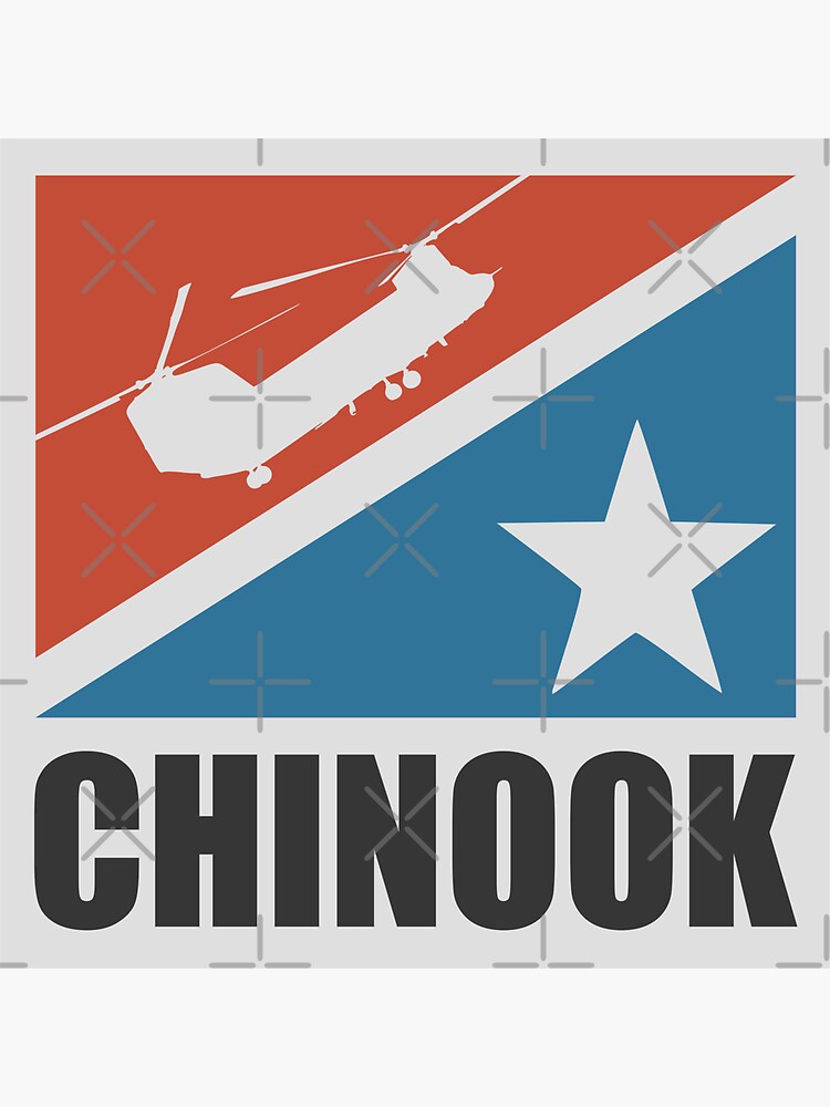 "CH-47 Chinook Patch" Sticker for Sale by StrongVlad | Redbubble