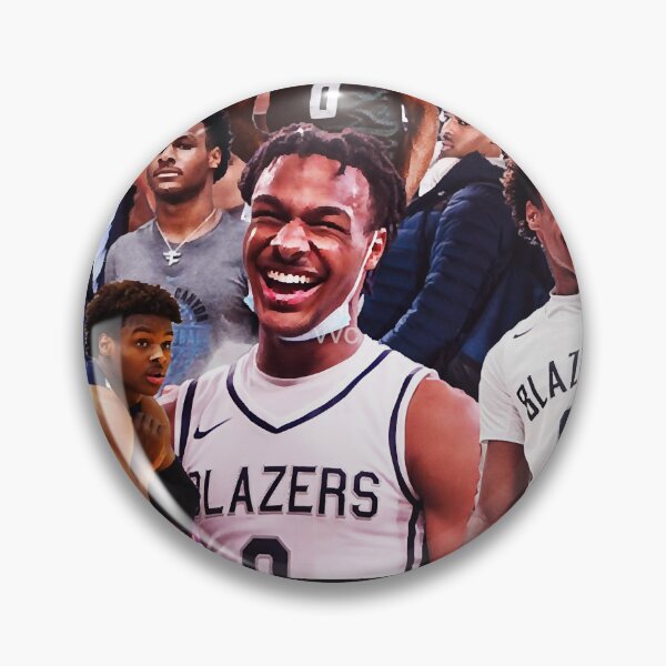 Badge « Conception d'affiche de collage de Bronny James 2022 », par ...