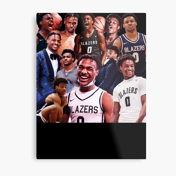 "Bronny James collage poster design 2022" Metal Print for Sale by ...