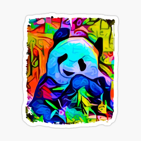 "Panda T-ShirtBig Panda - Panda Bear" Sticker for Sale by GemeroKuba ...