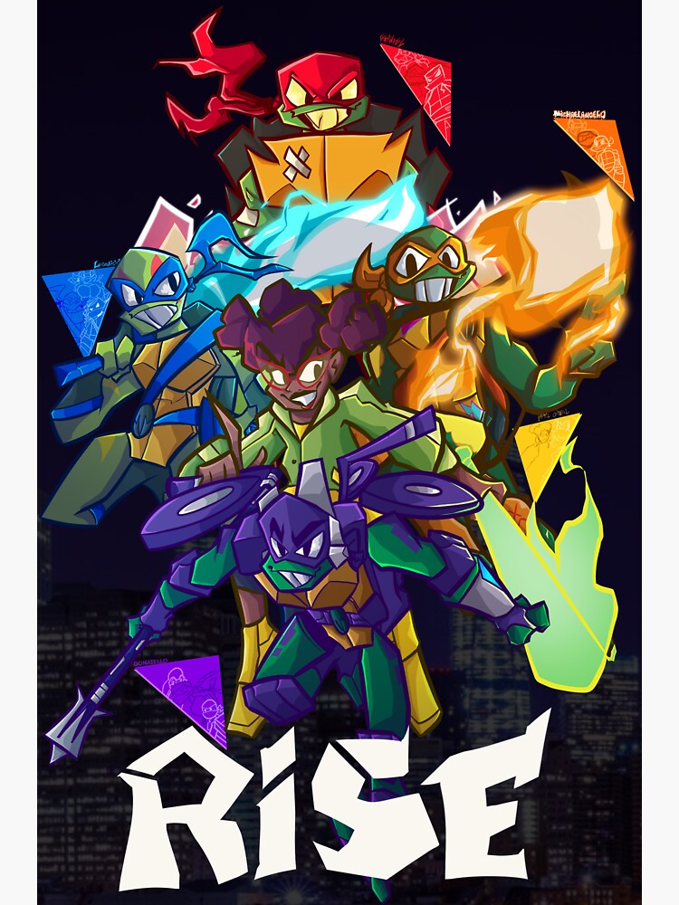 "ROTTMNT" Sticker for Sale by Rizzorian | Redbubble