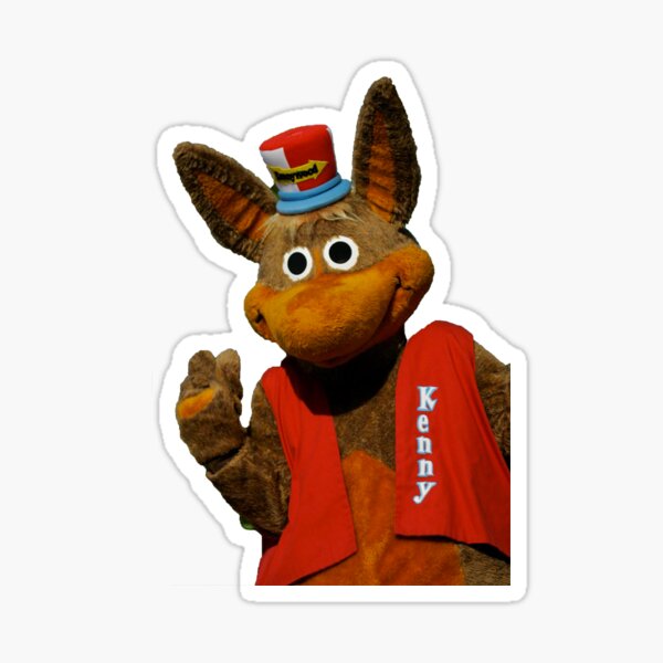 "kennywood Kenny Kangaroo Gift Idea For Kennywood Lovers " Sticker for ...