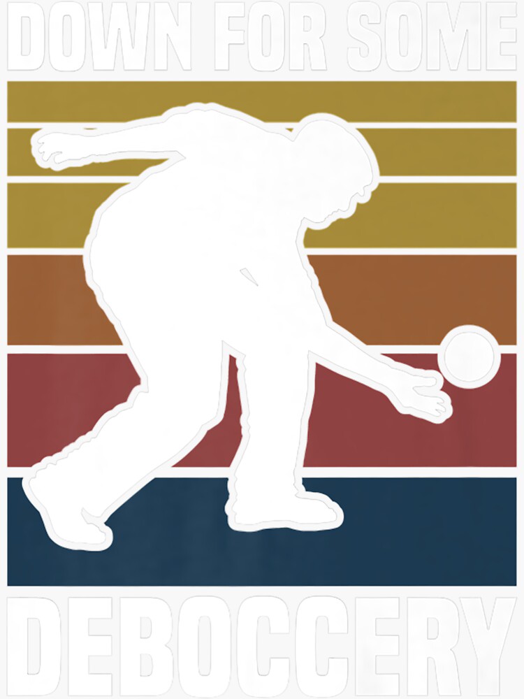 "Funny Bocce Ball" Sticker for Sale by celine80s | Redbubble