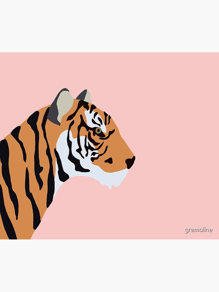 "Preppy tiger" Poster for Sale by gremoline | Redbubble