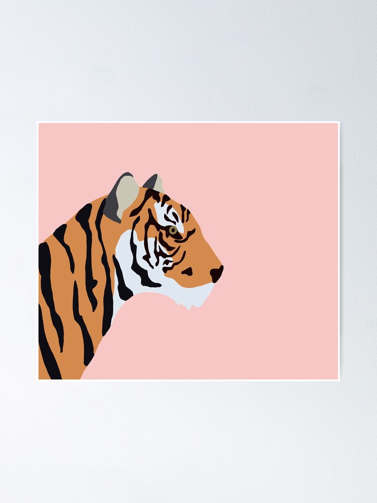 "Preppy tiger" Poster for Sale by gremoline | Redbubble