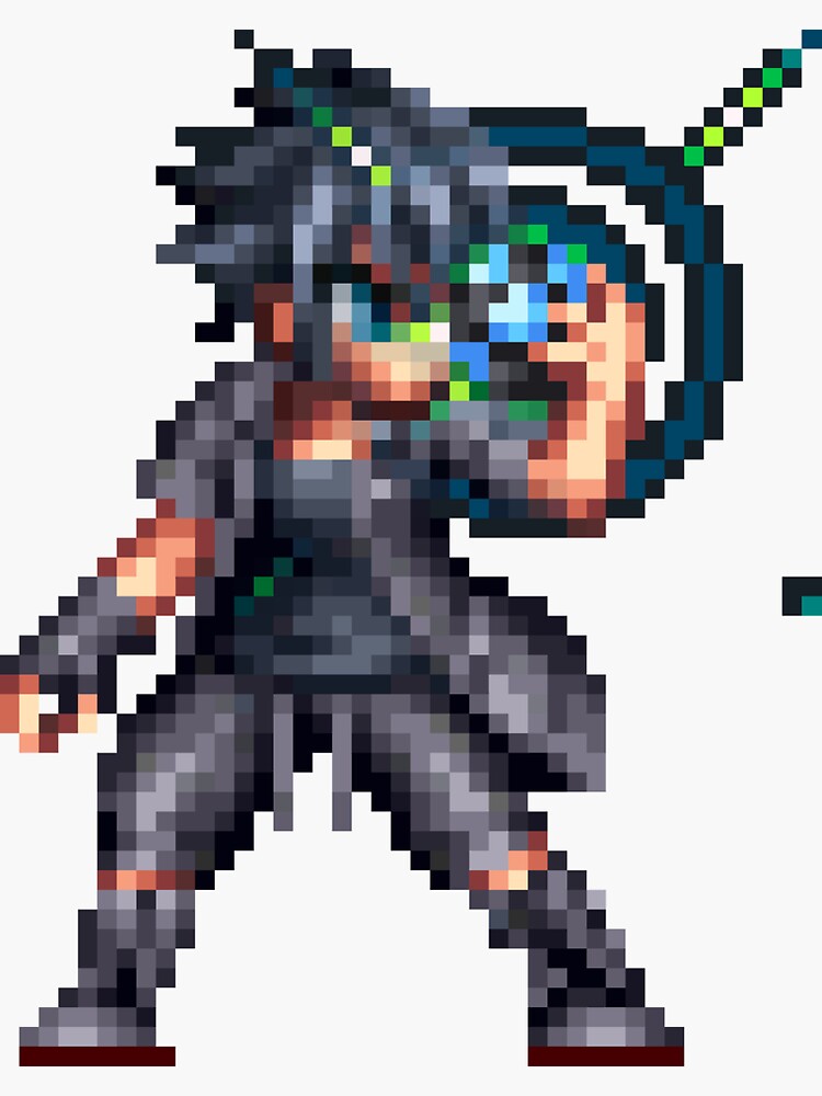 "Noctis Magic Standby Final Fantasy XV Pixel Art" Sticker for Sale by ...