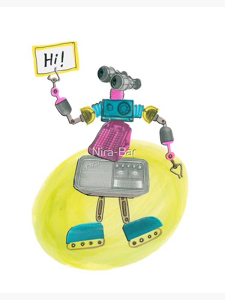"Robot collage" Poster for Sale by Nira-Bar | Redbubble