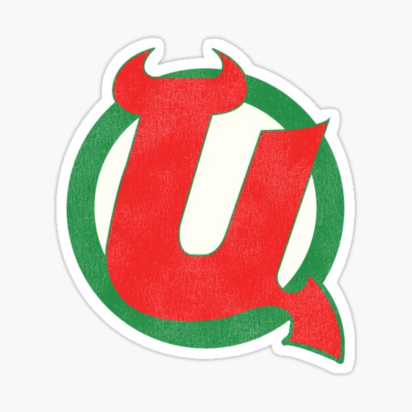 "Utica Devils Retro Defunct Ice Hockey" Sticker for Sale by ...