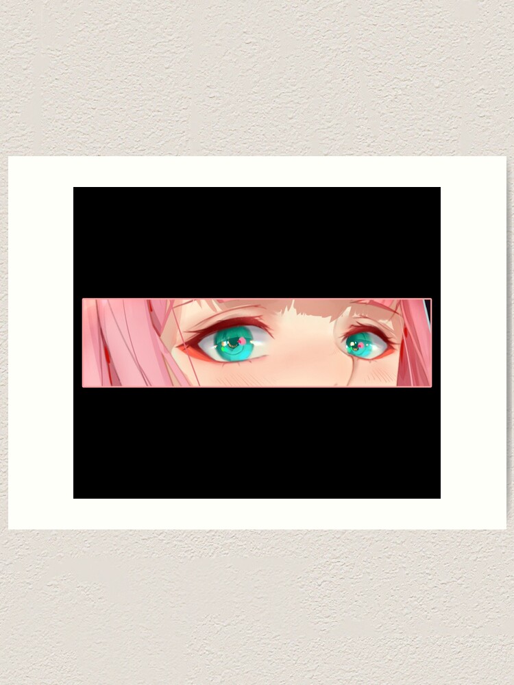"Lewd Zero Two Eyes" Art Print for Sale by cocorf | Redbubble