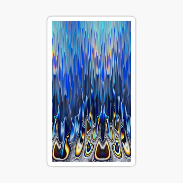 "The Blue Flame" Sticker for Sale by JPugliese | Redbubble