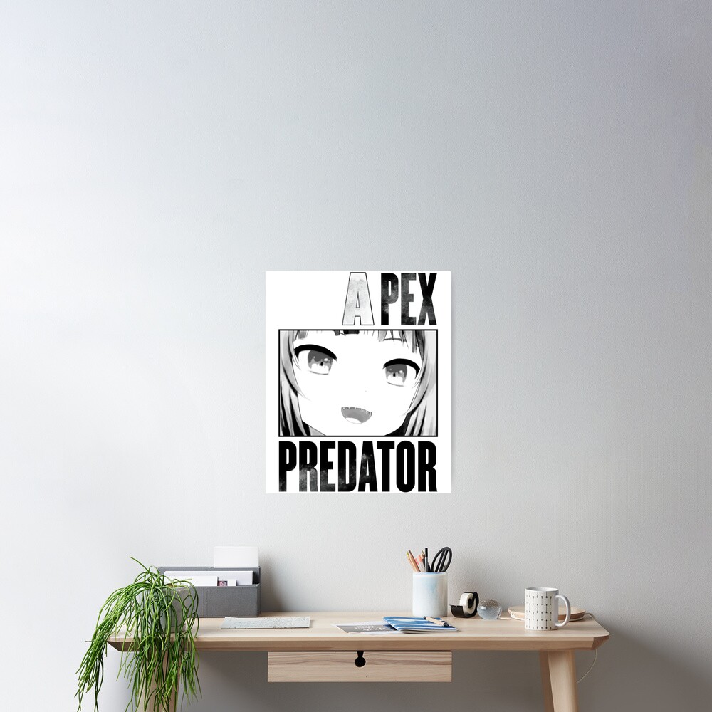 "Gawr Gura Apex Predator " Poster for Sale by ParisSonatra | Redbubble