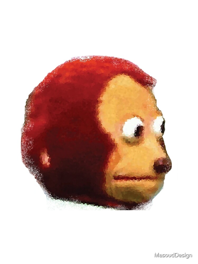 "Puppet Monkey meme" Art Print for Sale by MasoudDesign | Redbubble