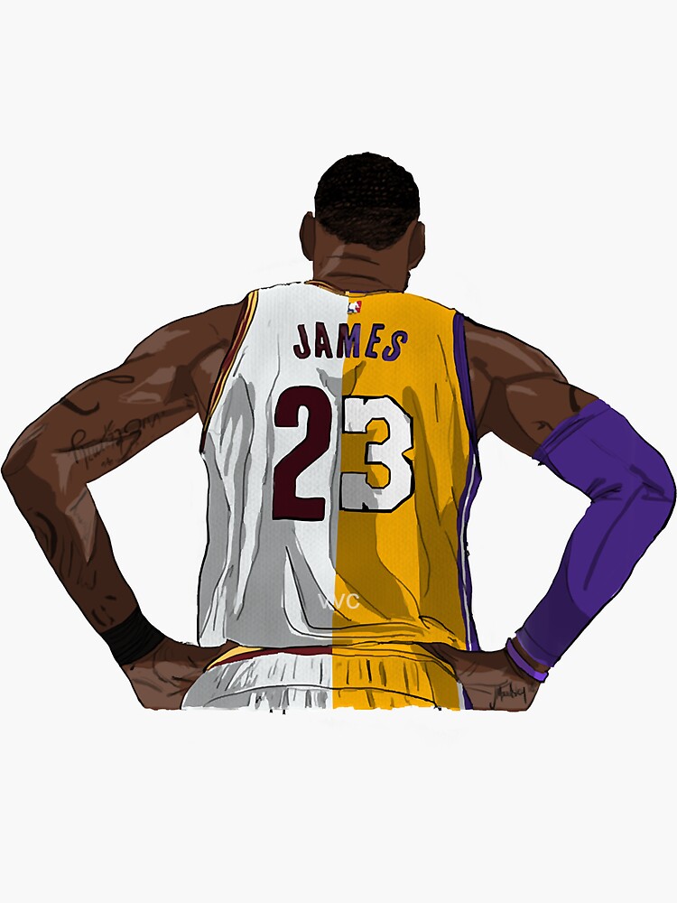 "Copy of Bronny James collage poster design 2022" Sticker for Sale by ...