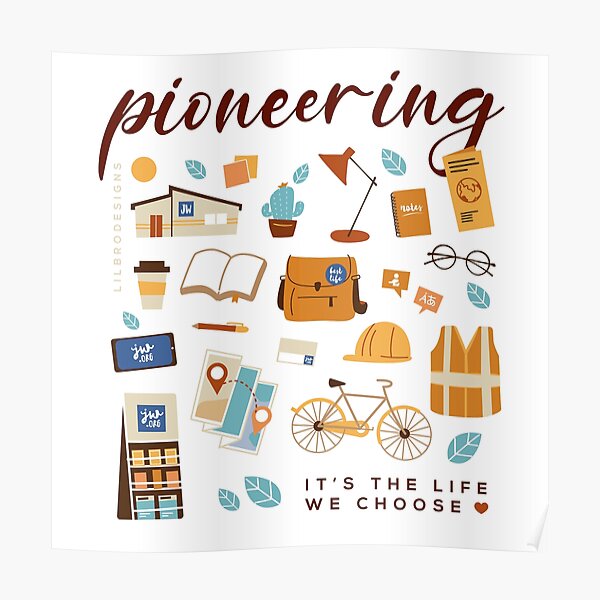 Póster «Pionero | Dibujos lindos al azar | Metas Teocráticas ...