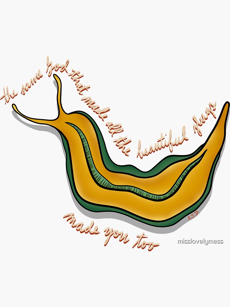 "Beautiful Slugs" Sticker for Sale by misslovelymess | Redbubble