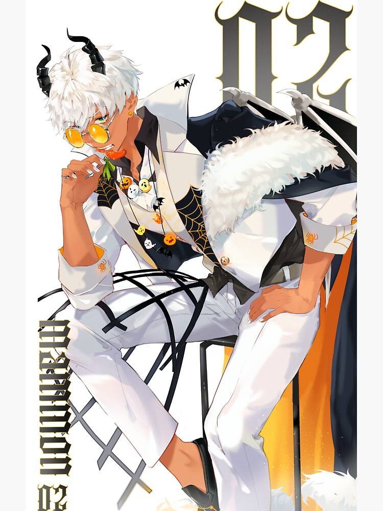 "mammon Halloween " Sticker for Sale by kkei | Redbubble