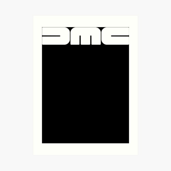 "DMC (DeLorean Motor company white version logo)" Art Print for Sale by ...