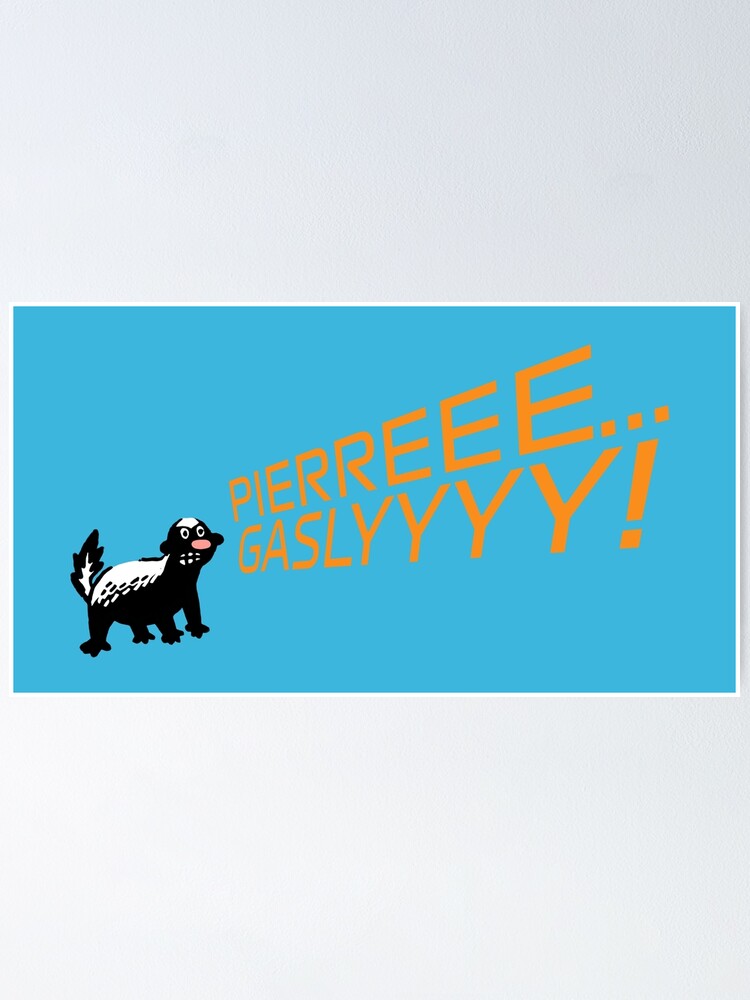 "Danny Ric shouting Pierre Gasly" Poster for Sale by leprincefrivole ...