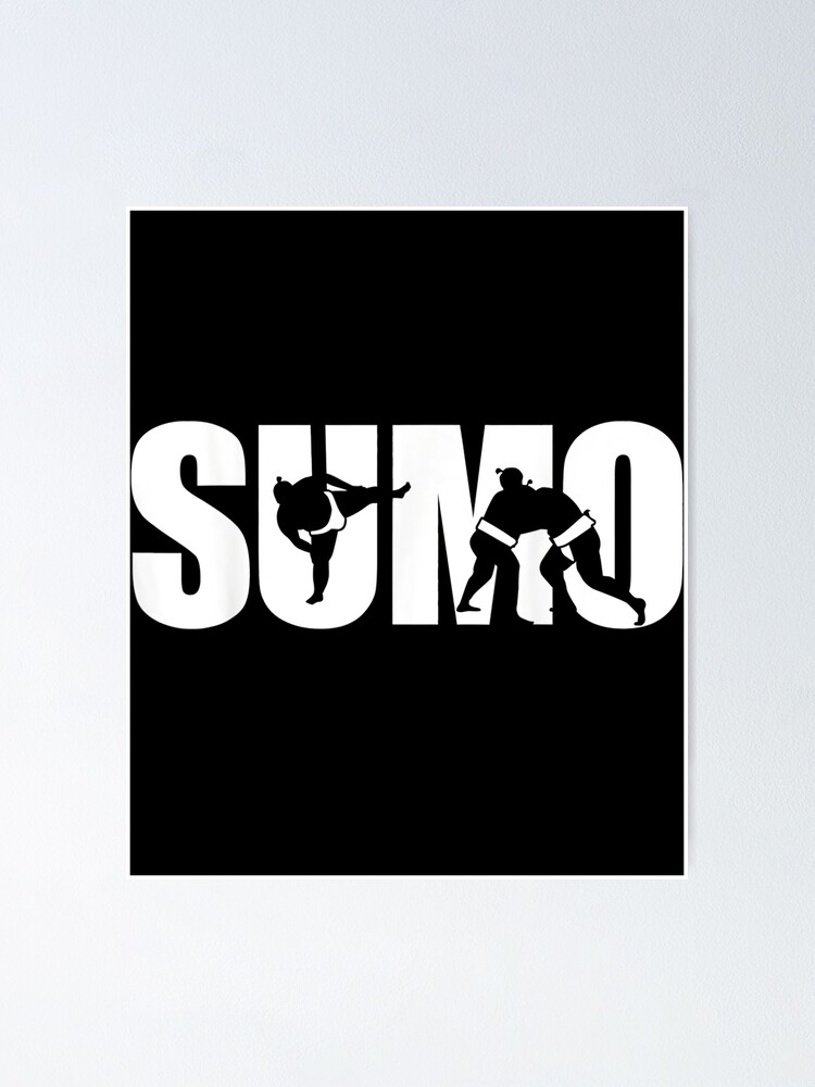 "Sumo wrestler " Poster for Sale by ammcalevins | Redbubble