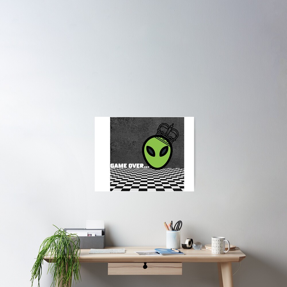 Póster «GAME OVER Aliens, Extraterrestre, Daft, Spoopy, Abduction ...